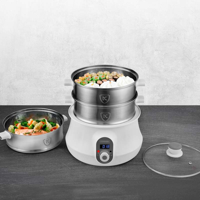 Cuiseur vapeur & couscoussier électrique MULTISTEAM 9 - KITCHENCOOK