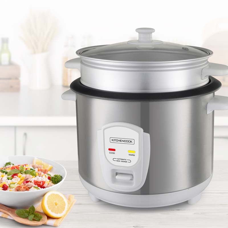 Cuiseur à riz inox 1.8L avec panier vapeur JAPAN X INOX KITCHENCOOK