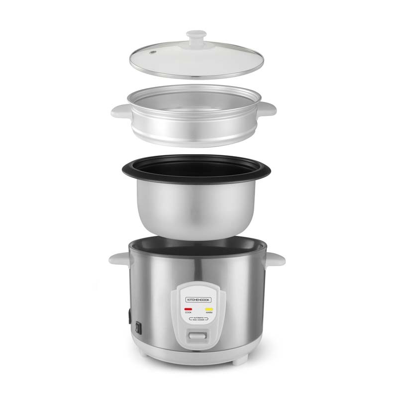 Cuiseur à riz inox 1.8L avec panier vapeur JAPAN X INOX KITCHENCOOK