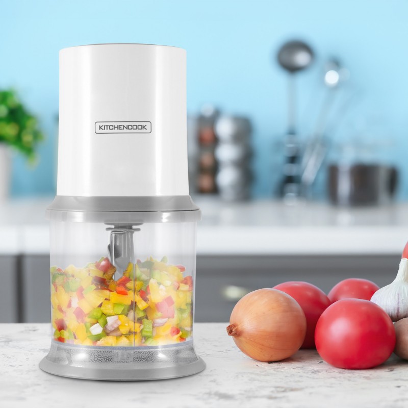 Mini hachoir électrique 400W 500ML MIXPOD400 BLANC - KITCHENCOOK