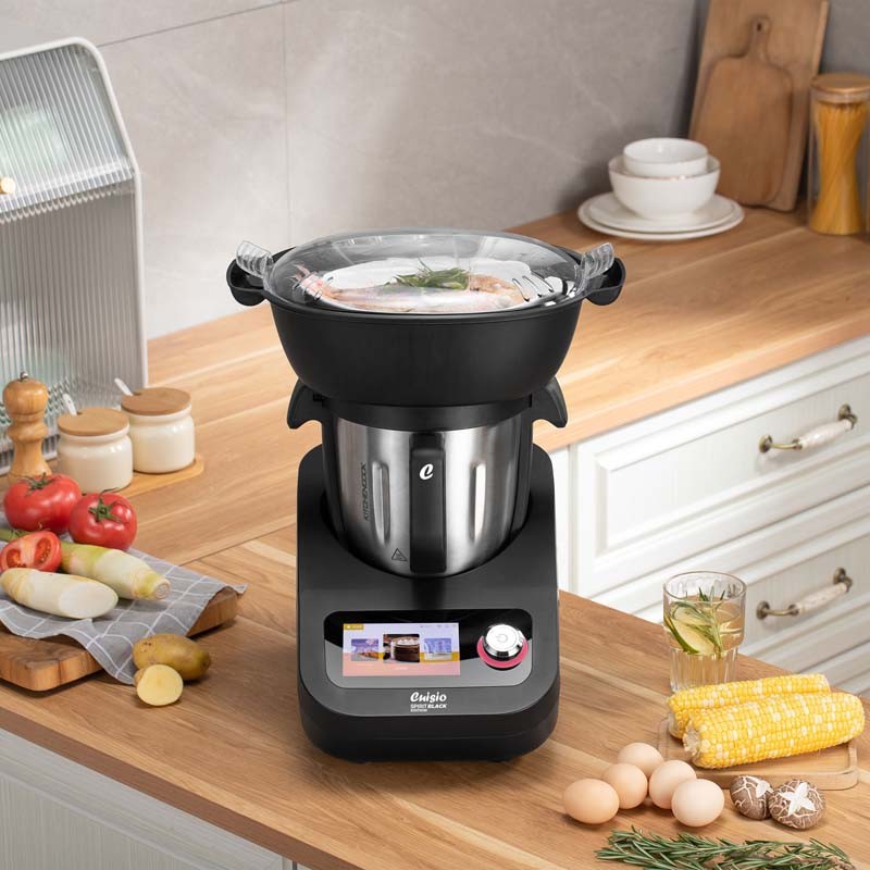 Robot cuiseur multifonction CUISIO SPIRIT BLACK EDITION - KITCHENCOOK