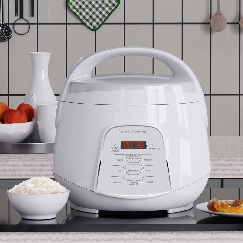 Cuiseur à riz - Rice Cooker Grand Volume 2,2L KYOTO WHITE KITCHENCOOK