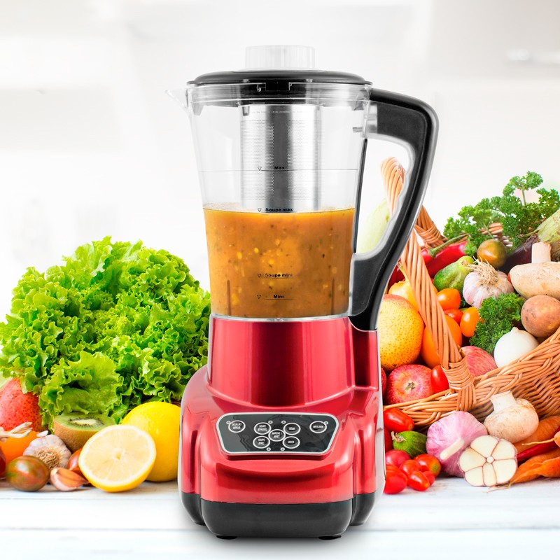Blender chauffant multifonction 1.7L 5 modes G2 ROUGE - KITCHENCOOK