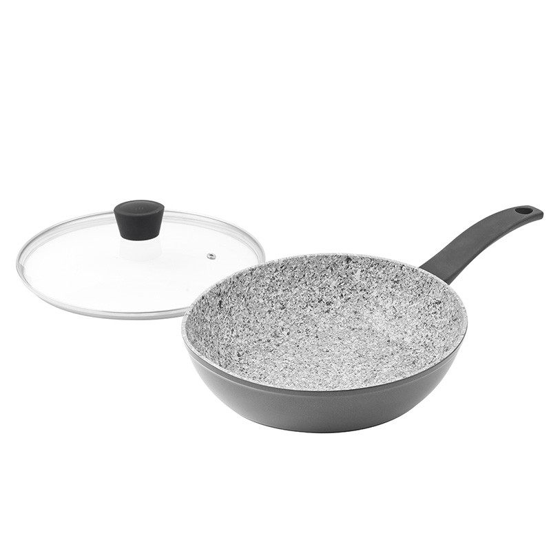 Sauteuse en aluminium forgé 26cm avec couvercle – ST26TFI KITCHENCOOK