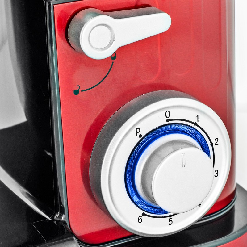 ROBOT PETRIN 5.5L MULTIFONCTION MODÈLE ANTARA INOX RED - KITCHENCOOK