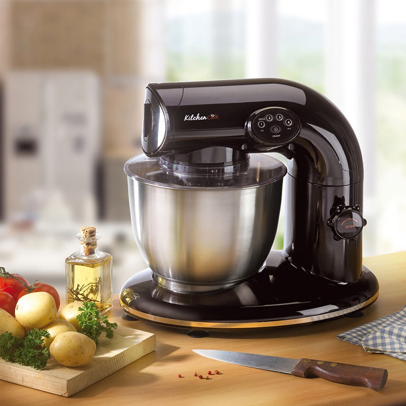 Robot pétrin 1000W 5L – AK80 NOIR KITCHENCOOK