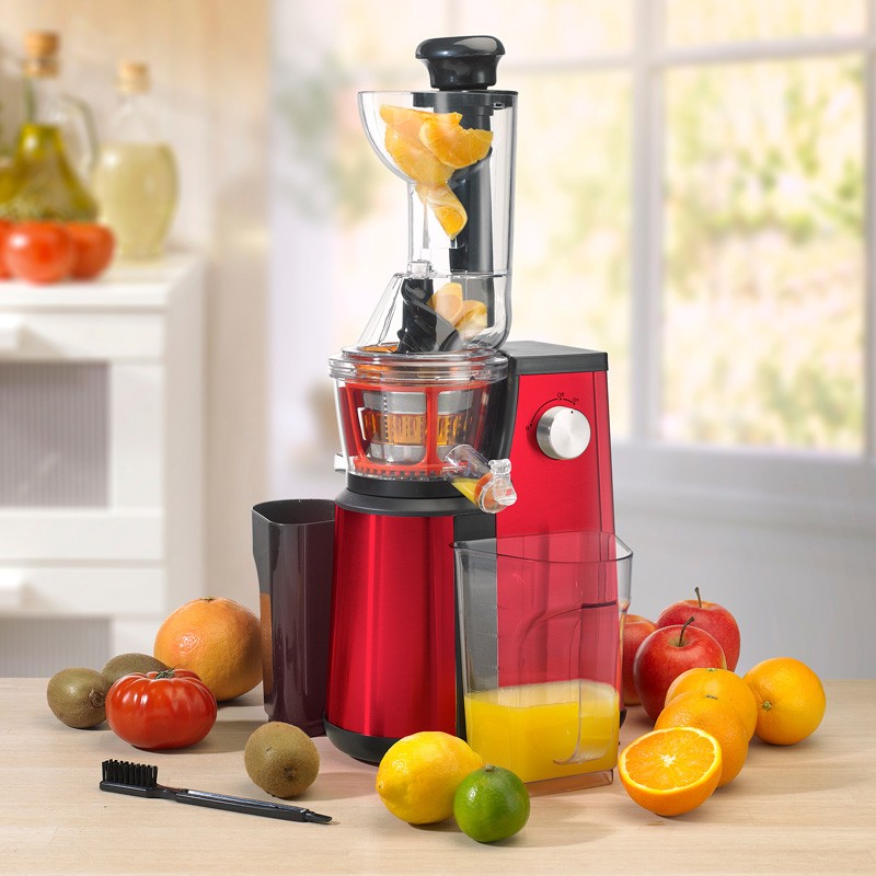 EXTRACTEUR DE FRUITS ET LÉGUMES À PRESSION ELIXIR ROUGE - KITCHENCOOK