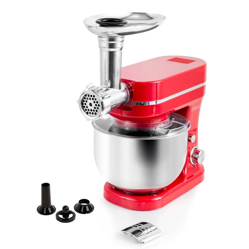 Robot pétrin multifonction 5L K-MACHINE PRO ROUGE - KITCHENCOOK